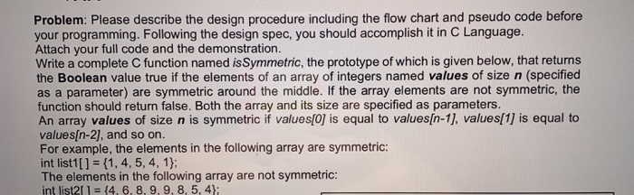 Solved Problem: Please describe the design procedure | Chegg.com