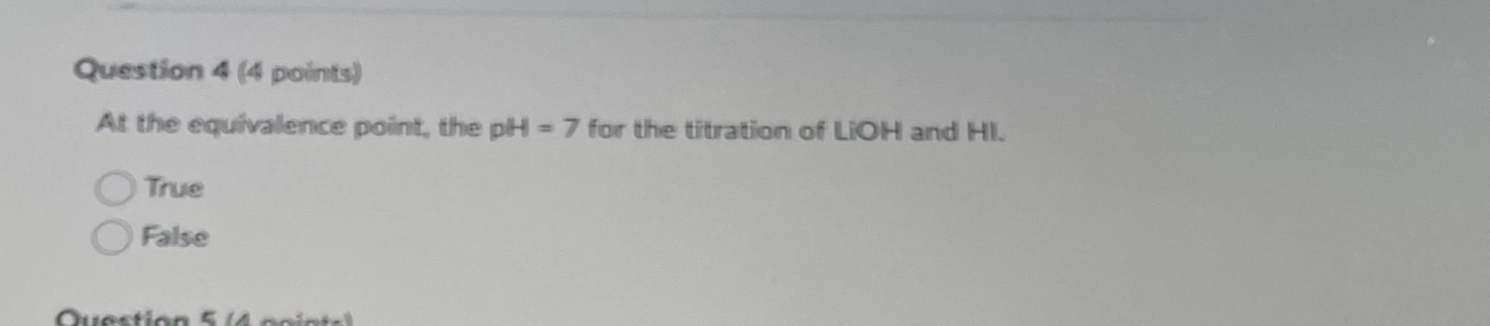 Solved Question 4 (4 points)At the equivalence point, the | Chegg.com Solved Question 4 (4 points)At the equivalence point, the | Chegg.com