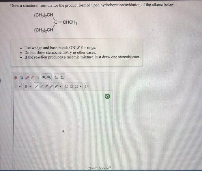 Solved Draw a structural formula for the product formed upon | Chegg.com
