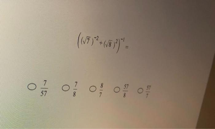 Solved (7) (46), 57 | Chegg.com