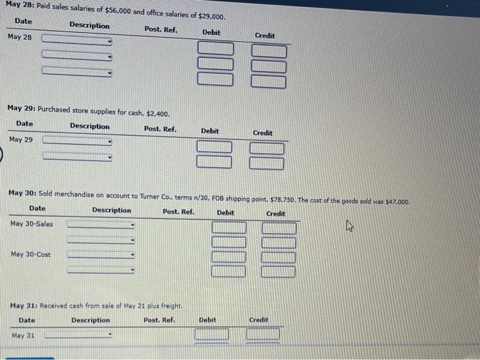 Solved Comprehensive Problem 2 Part 1 and Part 2 . Palsade | Chegg.com