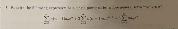 Solved Rewrite the following expression as a single power | Chegg.com