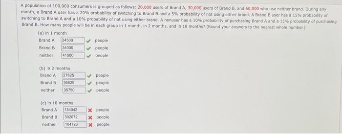 Solved A population of 100,000 consumers is grouped as | Chegg.com