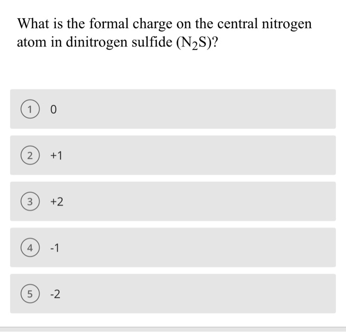 Solved What is the formal charge on the central nitrogen | Chegg.com