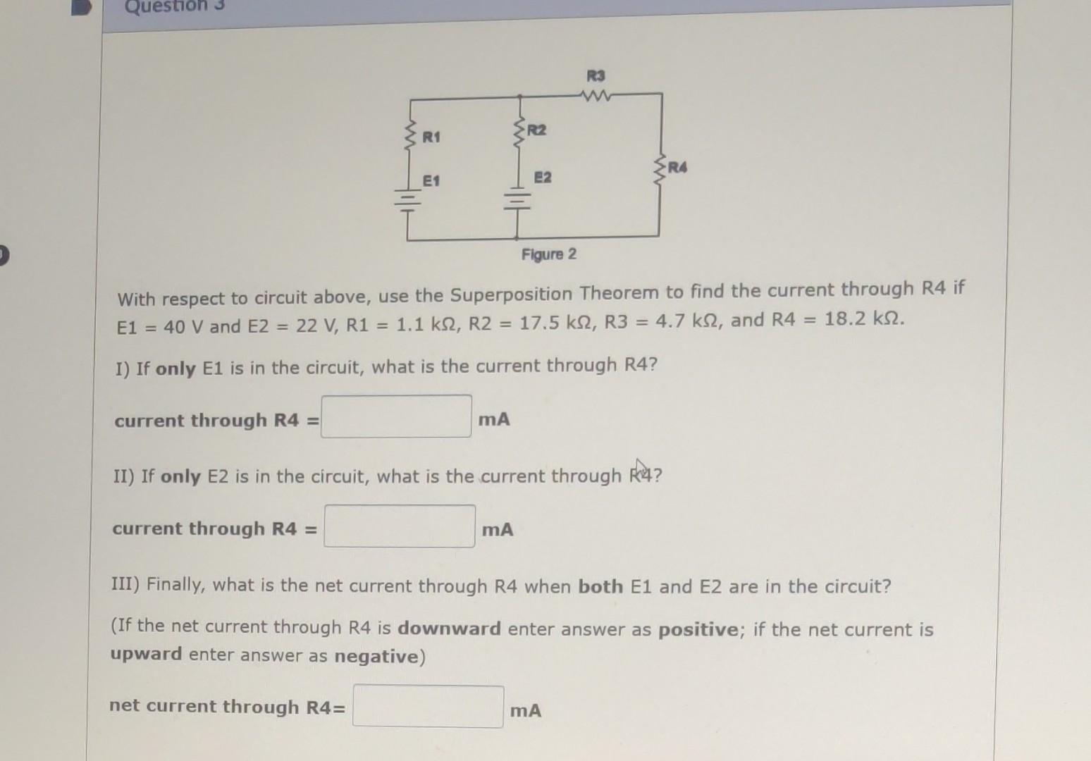 Solved With respect to circuit above, use the Superposition | Chegg.com