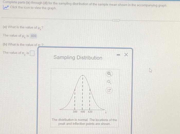 Solved Complete parts (a) through (d) for the sampling | Chegg.com