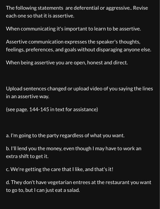 The following statements are deferential or | Chegg.com