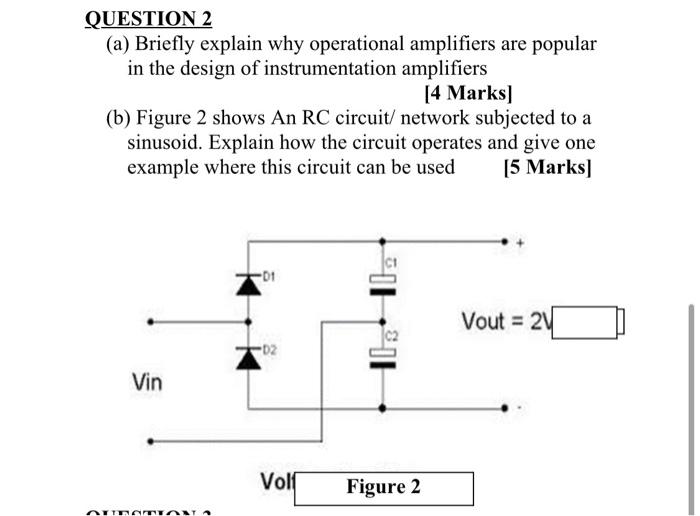 Solved QUESTION 2 (a) Briefly explain why operational | Chegg.com