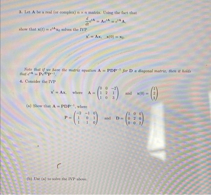 Solved 1. Consider the (scalar) ODE x′(t)=ax(t) with initial | Chegg.com