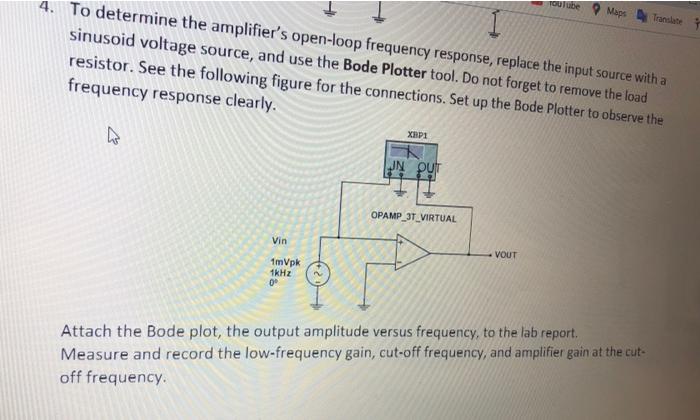 Solved 1. Open a Multisim new design window and place a | Chegg.com