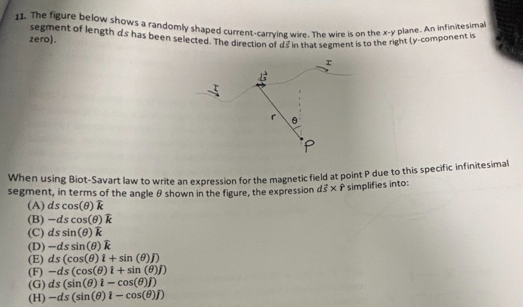 Solved The figure below shows a randomly shaped | Chegg.com