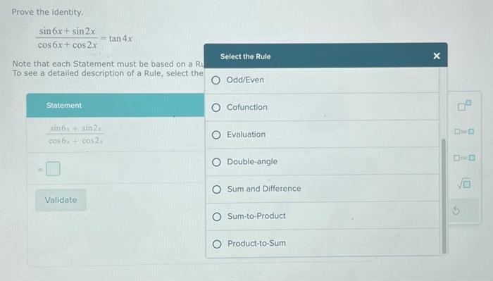 Solved Prove the identity. | Chegg.com
