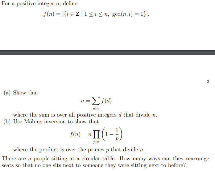 For a positive integer n, | Chegg.com