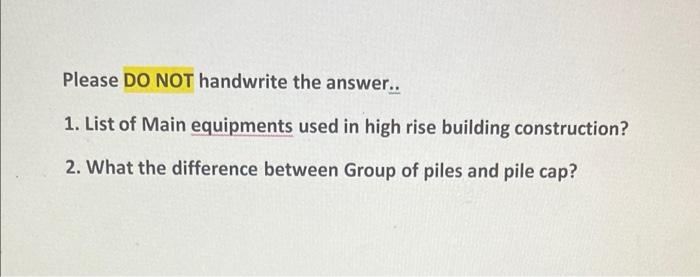 Solved Please DO NOT handwrite the answer.. 1. List of Main | Chegg.com