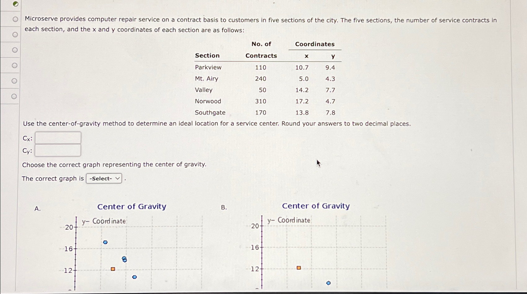 Solved Microserve provides computer repair service on a | Chegg.com