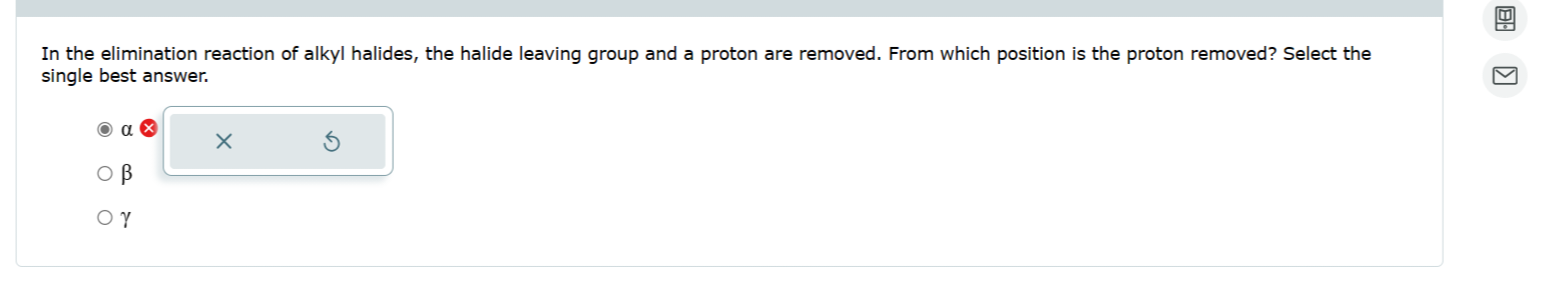 Solved In the elimination reaction of alkyl halides, the | Chegg.com