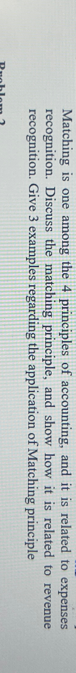 Solved Matching is one among the 4 ﻿principles of | Chegg.com