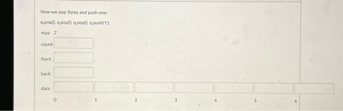 Now we pop three and push one: a.pop0: apop(: a pop0: | Chegg.com