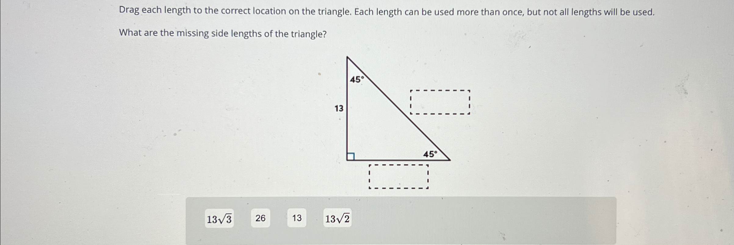 Solved Drag each length to the correct location on the | Chegg.com