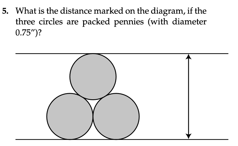 Solved What is the distance marked on the diagram, if | Chegg.com