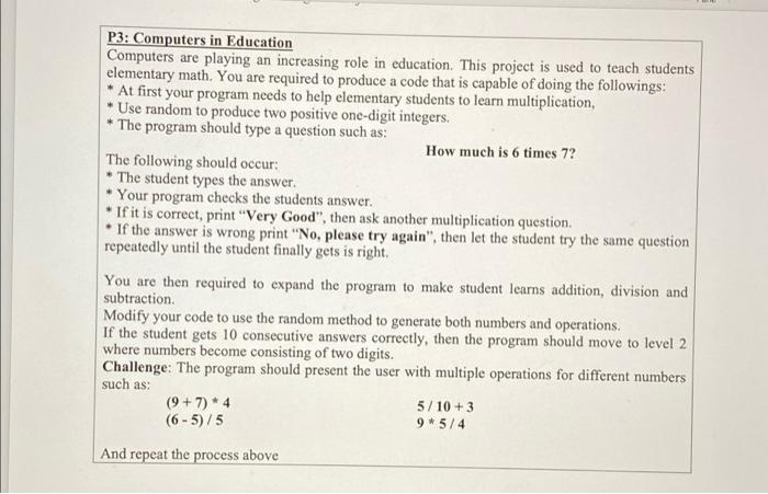Solved subject: structured programming using java | Chegg.com