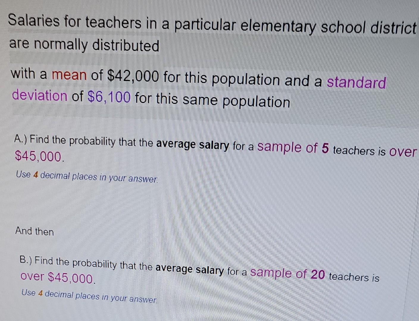 [Solved]: A.) Find the probability that the