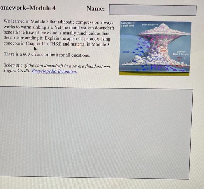 Solved We learned in Module 3 that adiabatic compression | Chegg.com