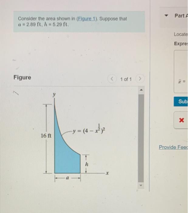 Solved Consider the area shown in (Figure 1). Suppose that | Chegg.com