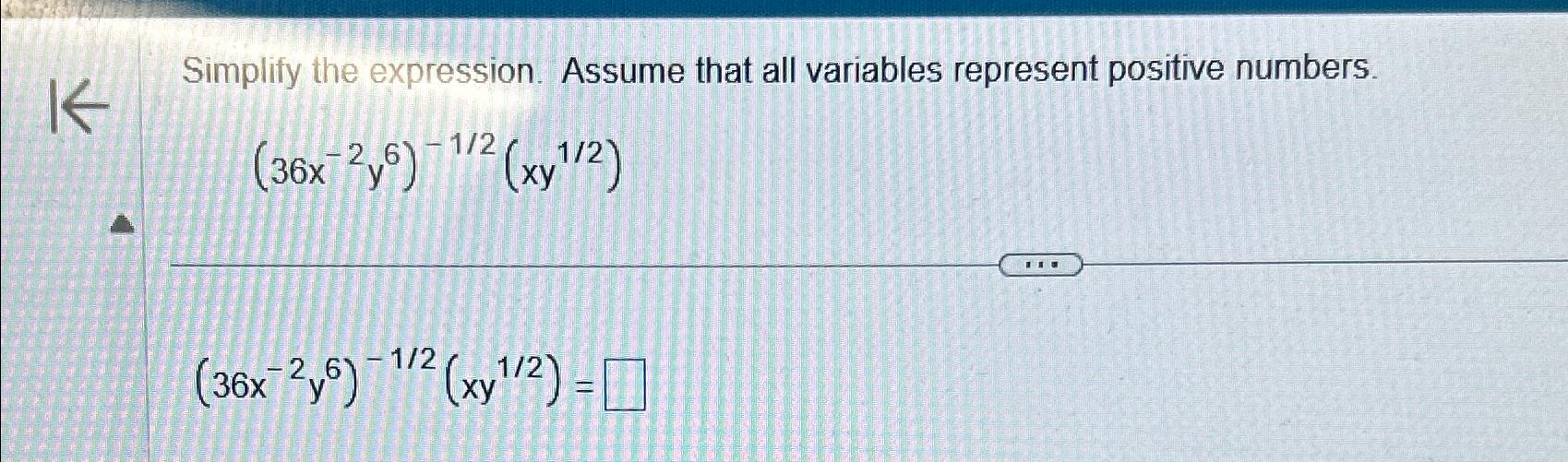 Solved Simplify the expression. Assume that all variables | Chegg.com
