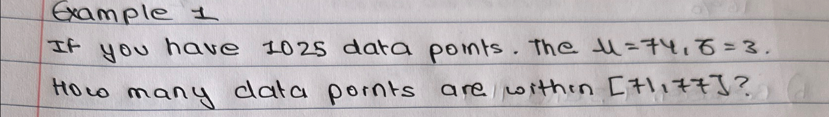 Solved Example 1If you have 1025 ﻿data points. The | Chegg.com