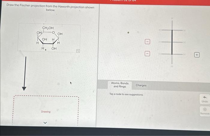 Solved Draw the Fischer projection from the Haworth | Chegg.com