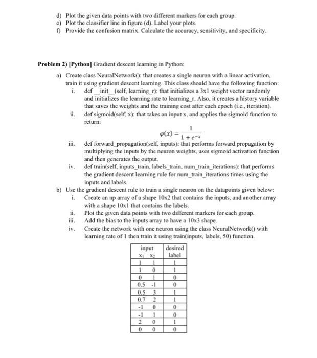 Solved Instructions [Failure to follow instructions will be | Chegg.com