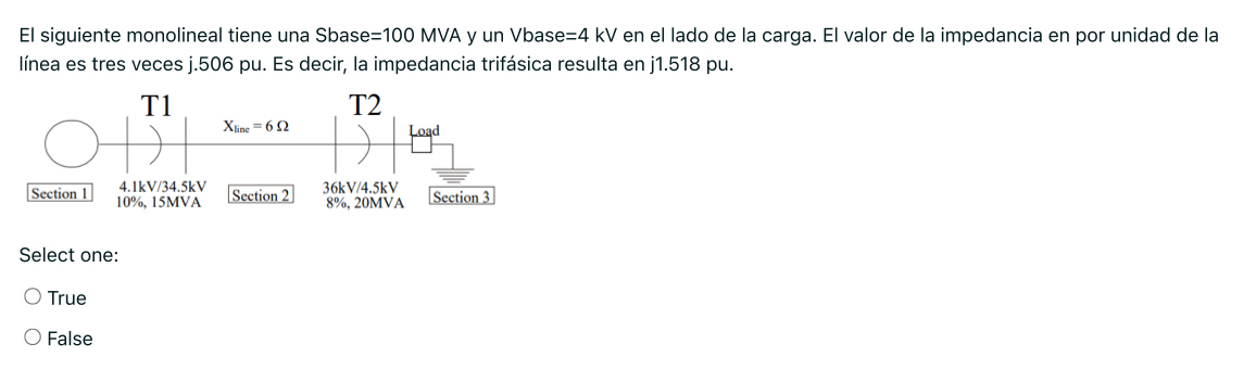 Solved El siguiente monolineal tiene una Sbase=100 ﻿MVA y un | Chegg.com