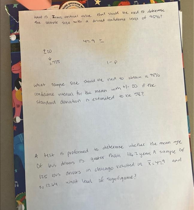 Solved What is z-aiz ontical value that should be osed to | Chegg.com