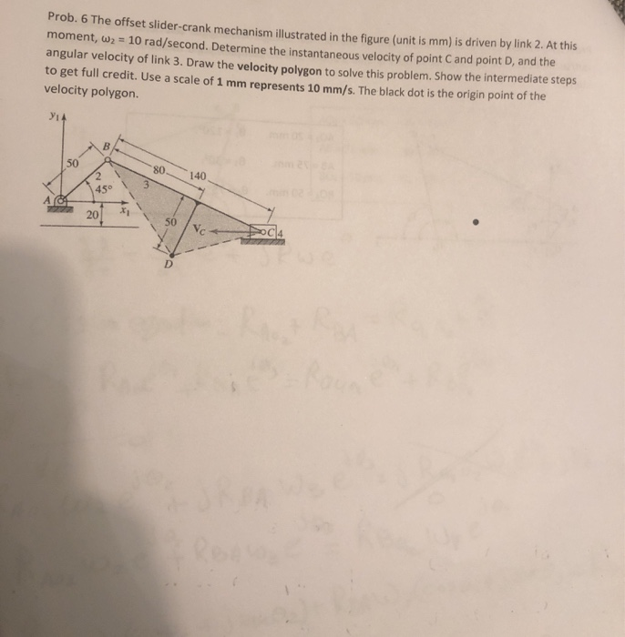 Solved Prob. 2 Find the velocity of the coupler point and | Chegg.com