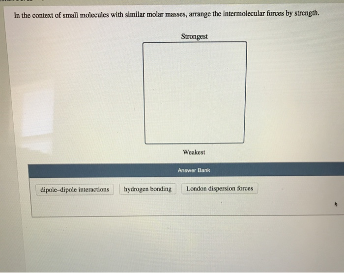 Solved In the context of small molecules with similar molar | Chegg.com