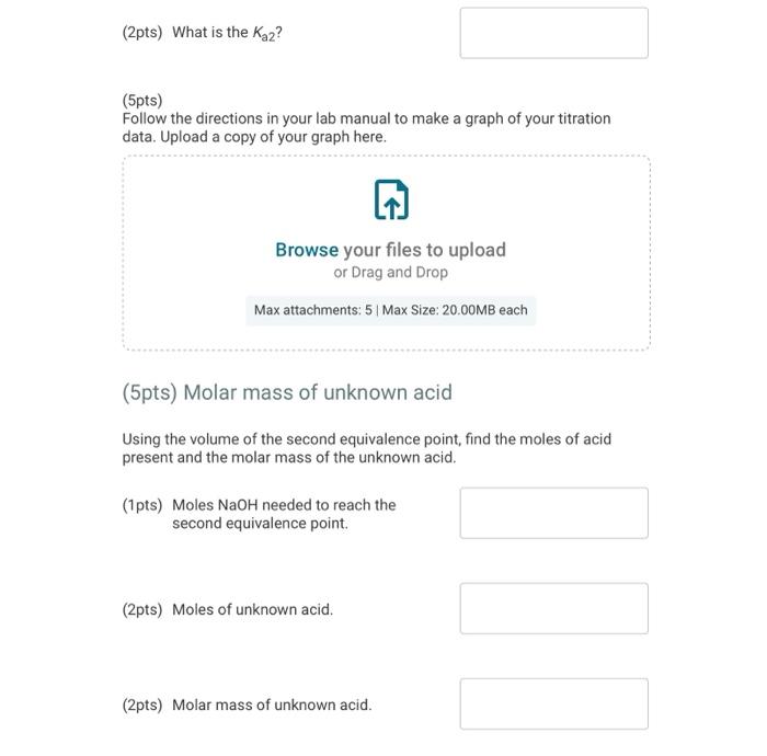 Solved Data and Report Submission - Determination of Molar | Chegg.com