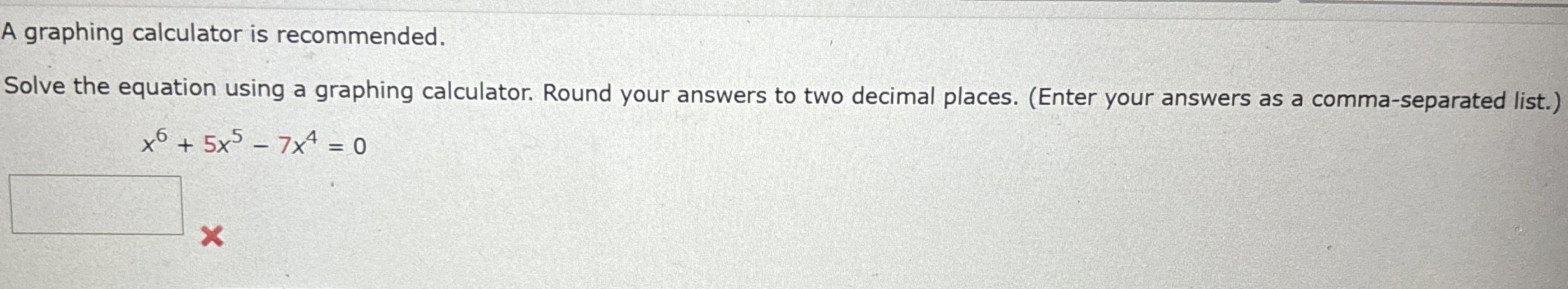 Solved A graphing calculator is recommended.Solve the | Chegg.com