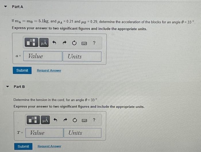 Solved Two blocks made of different materials connected | Chegg.com