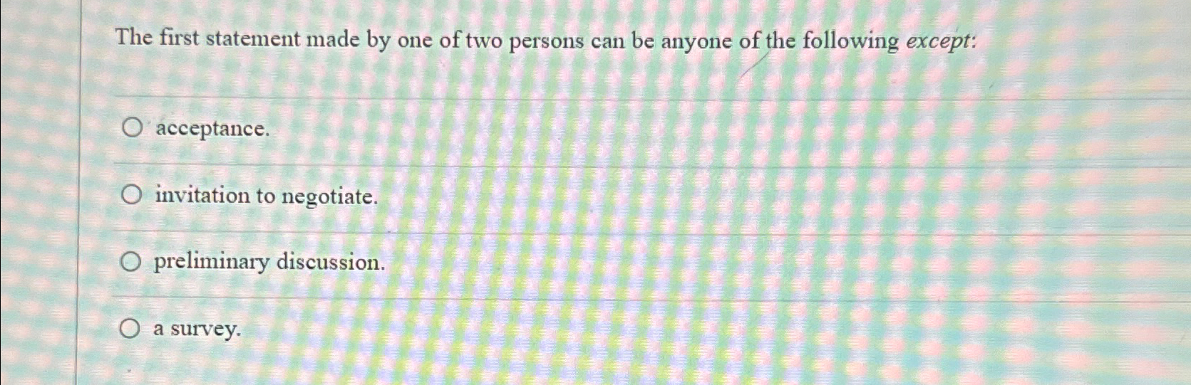 Solved The first statement made by one of two persons can be | Chegg.com