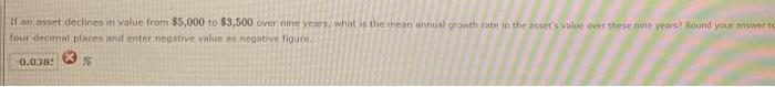 Solved If an asset declines in value from $5,000 to $3,500 | Chegg.com