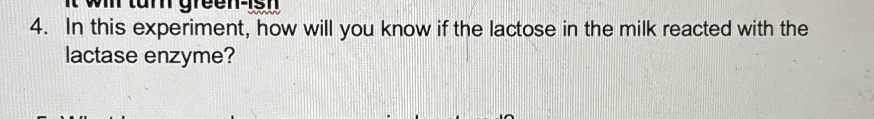 Solved In this experiment, how will you know if the lactose | Chegg.com