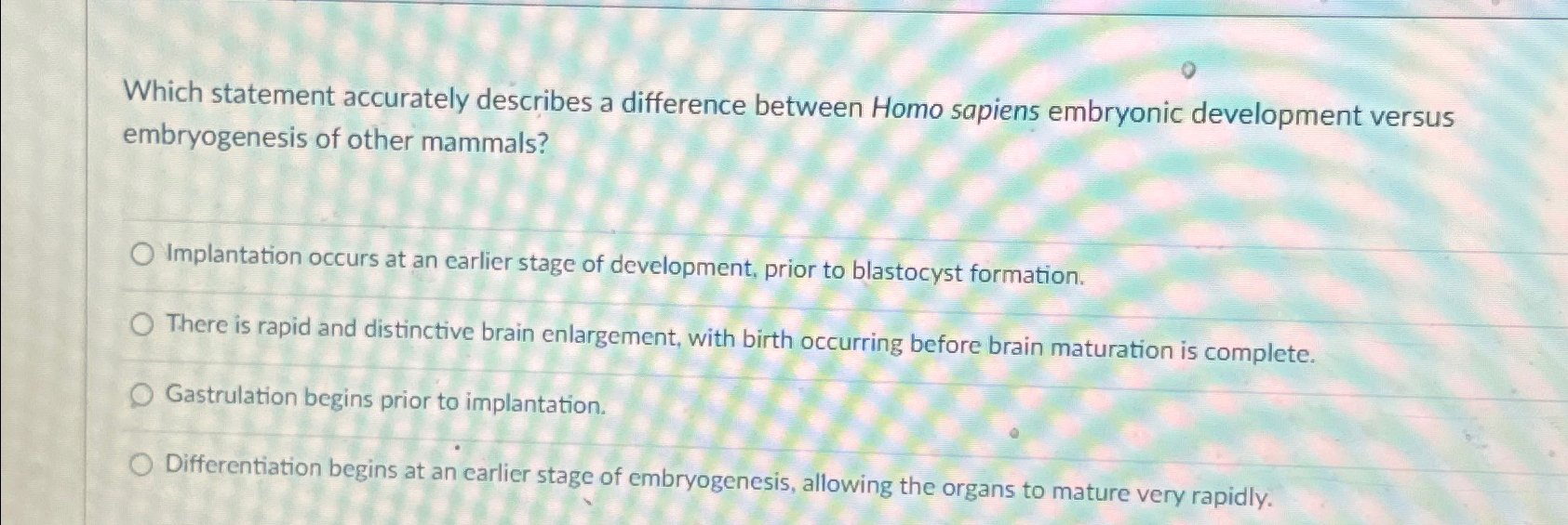 Solved Which statement accurately describes a difference | Chegg.com