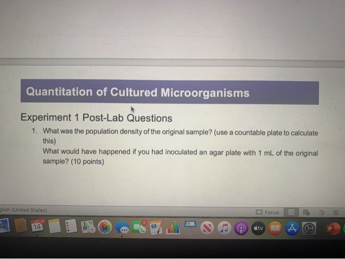 Solved Table 1: Experiment 1 Growth Results (10 points) -- | Chegg.com