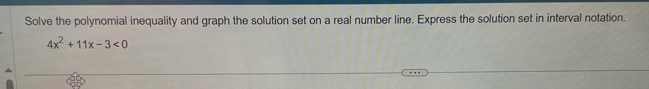 Solved Solve the polynomial inequality. Express the solution | Chegg.com