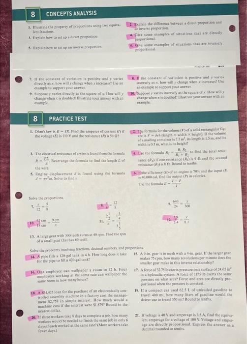 Solved Must answer the highlighted questions and show work | Chegg.com