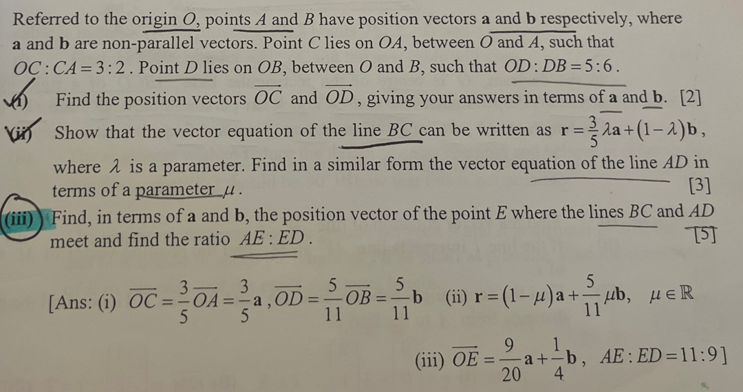 Solved Referred to the origin O, ﻿points A and B ﻿have | Chegg.com