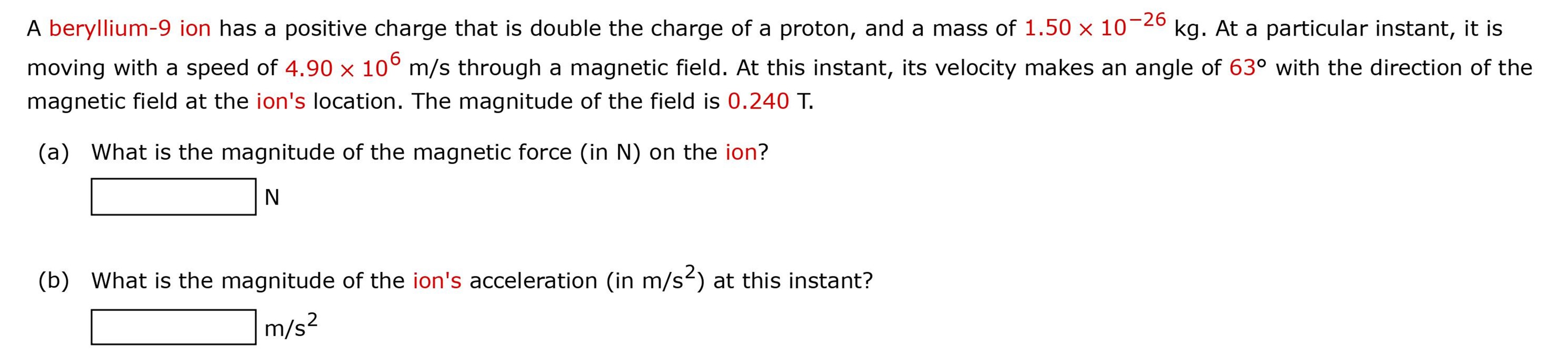 Solved A beryllium-9 ﻿ion has a positive charge that is | Chegg.com