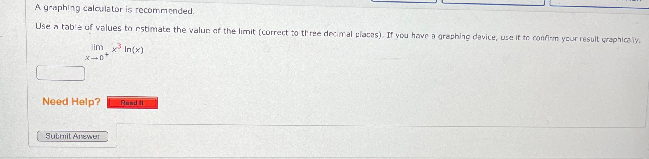 Solved A graphing calculator is recommended.Use a table of | Chegg.com