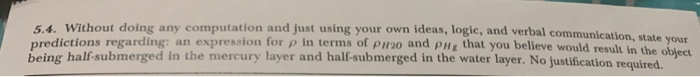 Solved 5. There exists a "two-layer" Lake containing a layer | Chegg.com